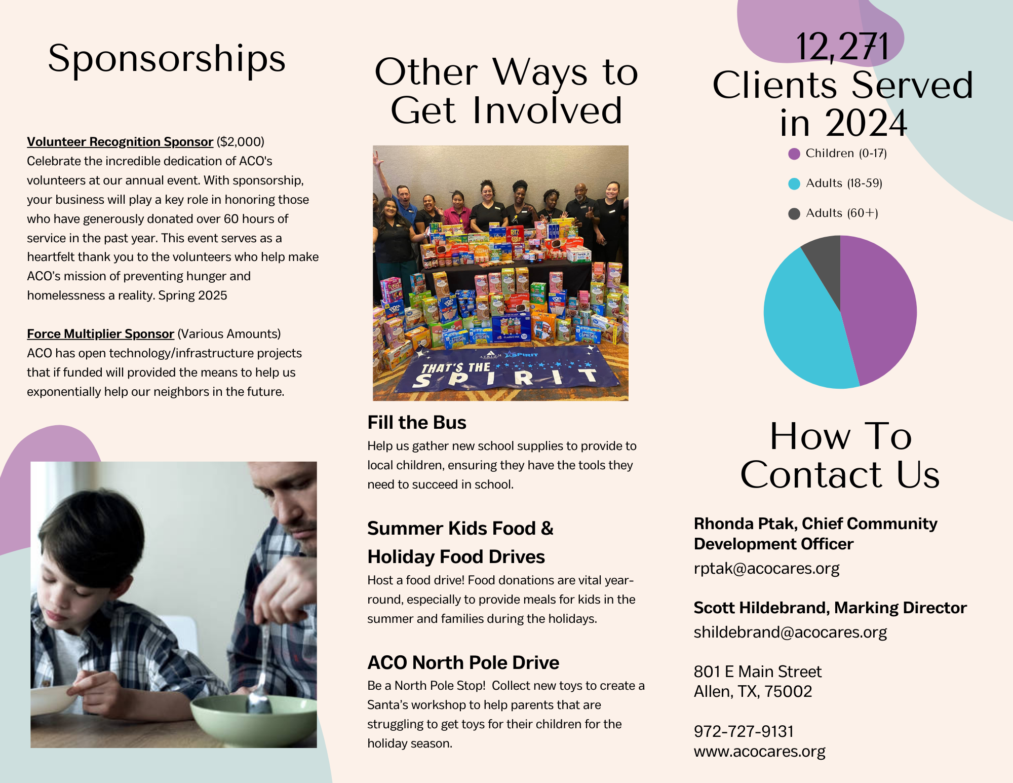 Sponsorship Opportunities - All Community Outreach